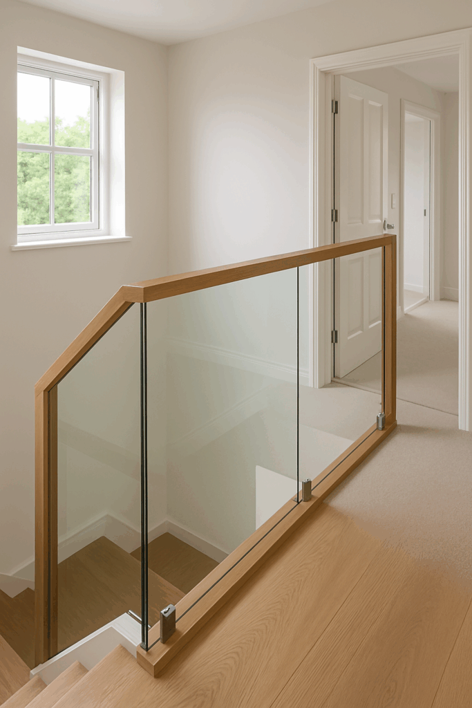 Internal Glass Stair Balustrades
